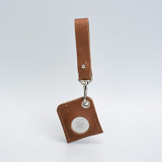 Leather AirTag Bag Charm | Full-Grain | Geometric Goods