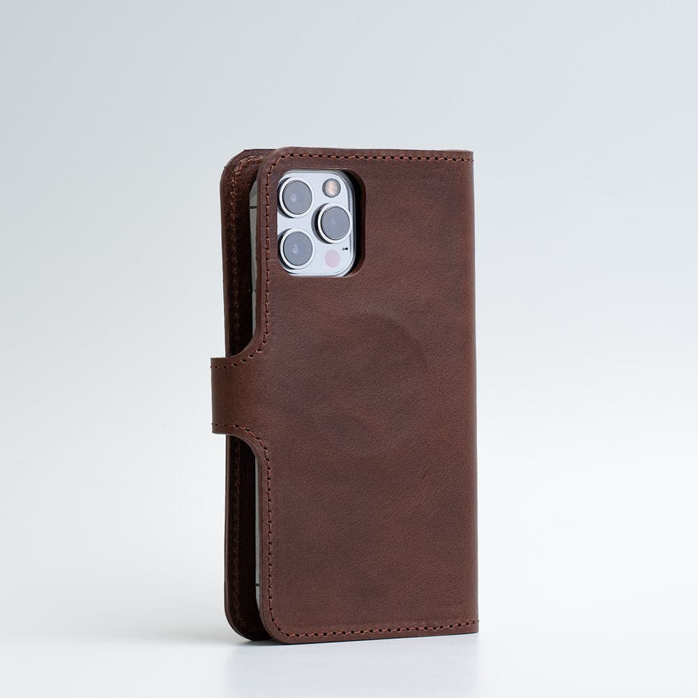 iPhone 12/13 series Leather Folio Case with MagSafe - Classic 4.0 ...