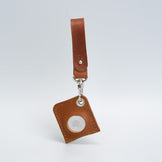 Leather AirTag Bag Charm | Full-Grain | Geometric Goods
